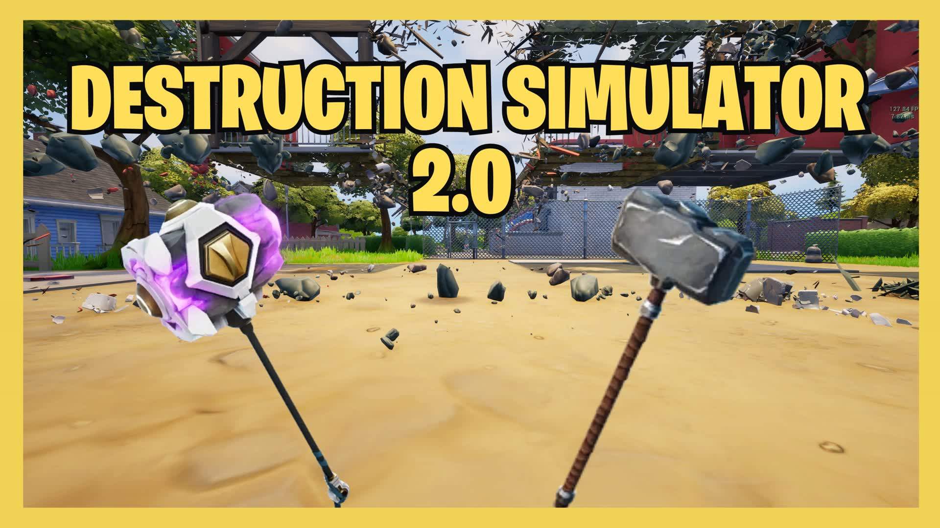  DESTRUCTION SIMULATOR 2 0 Fortnite Creative Map Code Dropnite