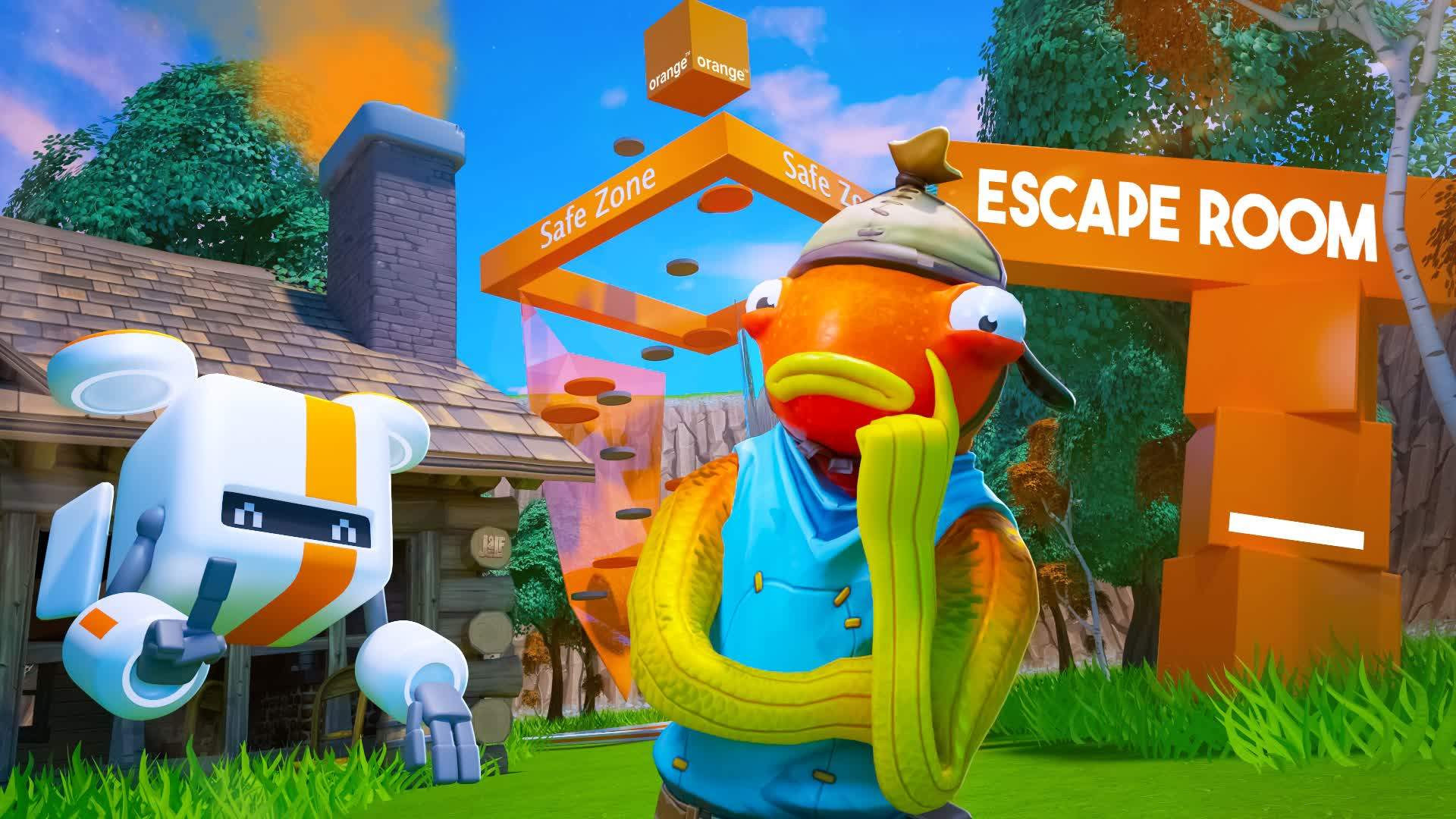 ESCAPE ROOM ORANGE Fortnite Creative Map Code Dropnite ESCAPE ROOM ORANGE Fortnite Creative Map Code Dropnite