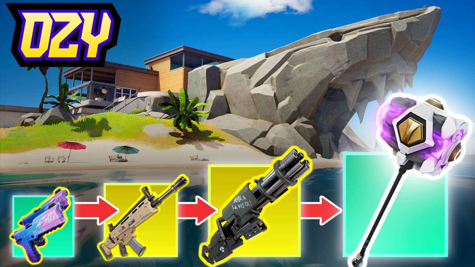 Greasy Gun Game 🔫 All Weapons 🔫 Uefn Fortnite Creative Map Code Dropnite 3637